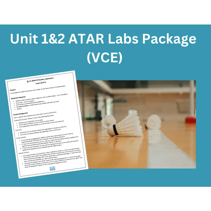 Unit 1&2 Lab Package for Teachers | VCE PE Studies – PE Studies Resources