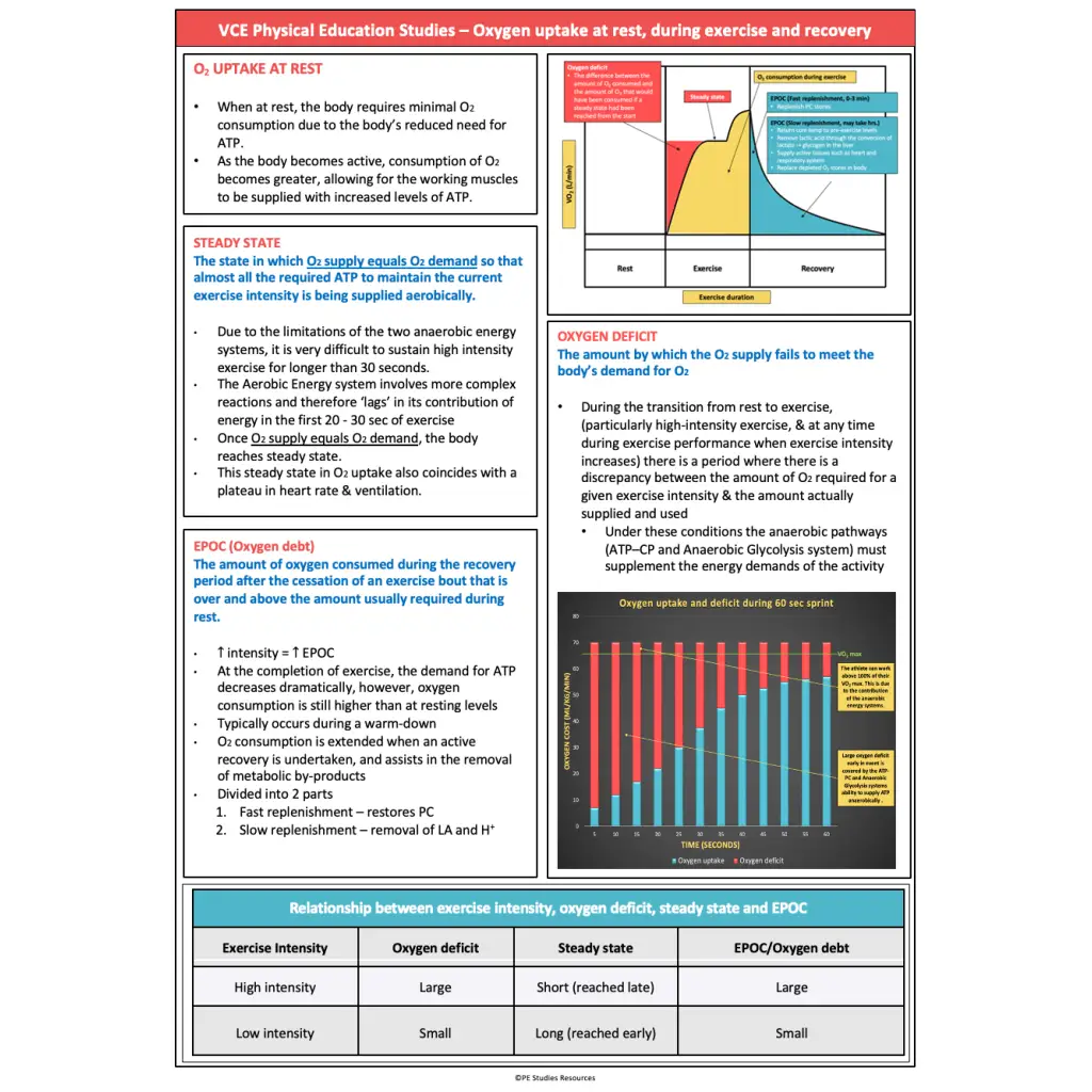 VCE PE Studies Organisers | ATAR Unit 3&4 Study Guides – PE Studies ...