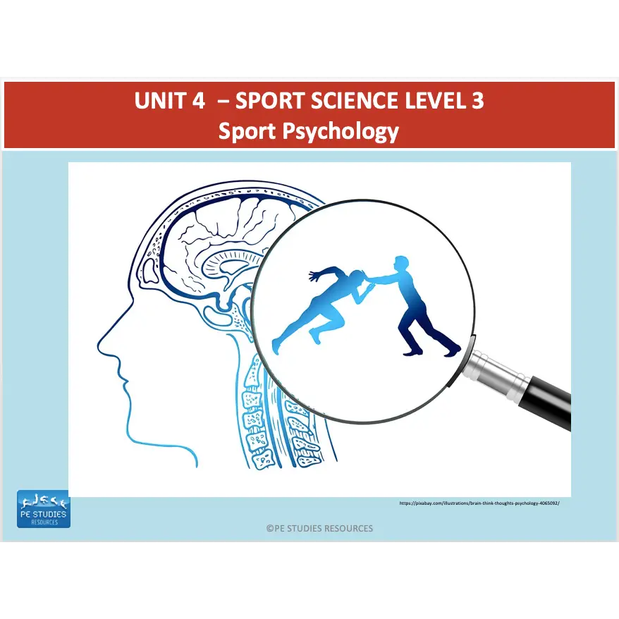 Sport Psychology Unit 4 | TCE Sport Science Level 3 – PE Studies Resources
