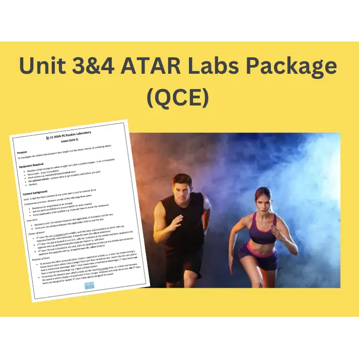 Unit 3 & 4 ATAR Lab Package: Comprehensive teaching resource – PE ...