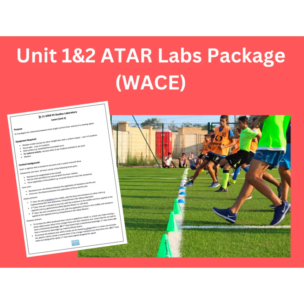 Unit 1&2 ATAR PE Studies Lab Package – PE Studies Resources