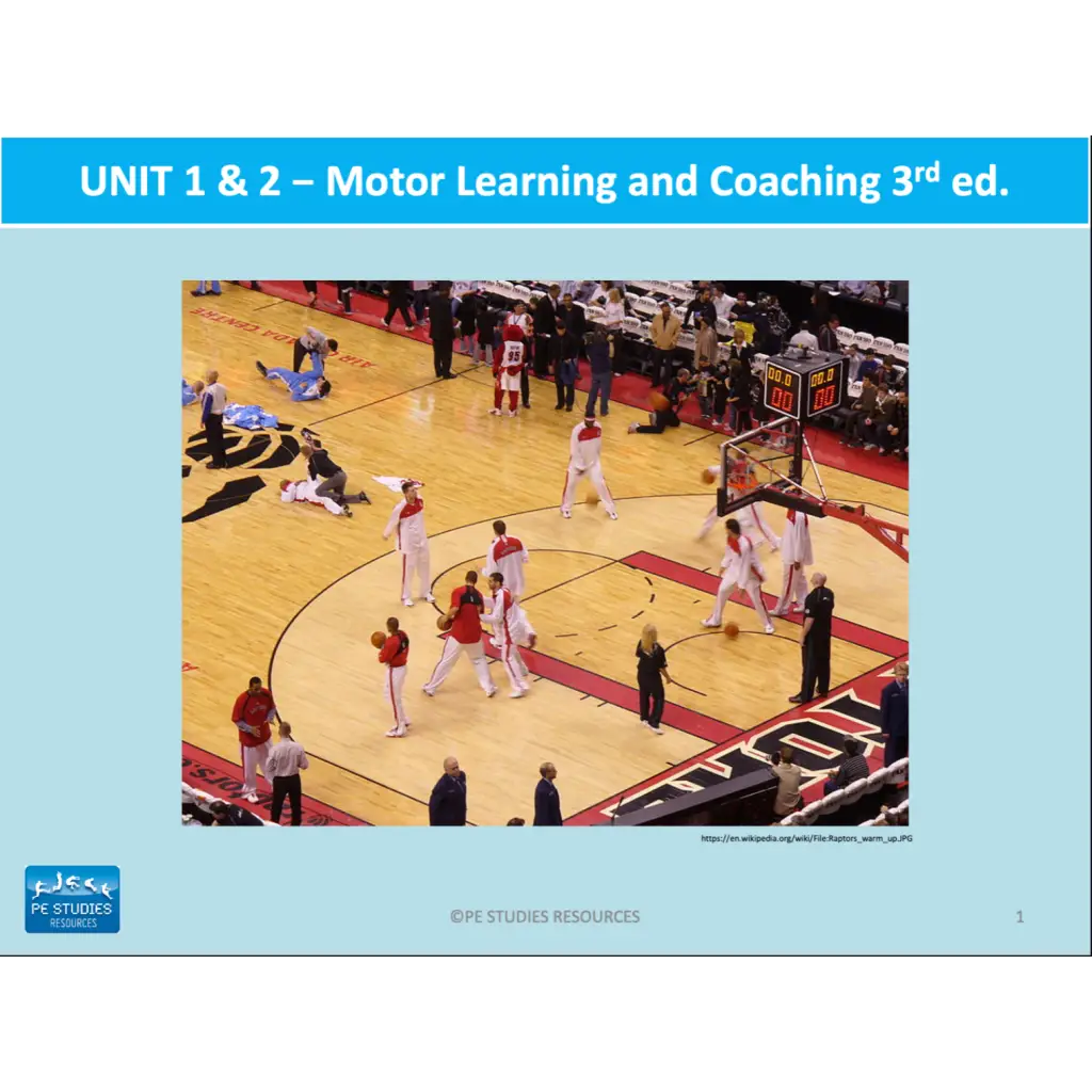 ATAR UNIT 1 & 2 - Motor Learning & Coaching – PE Studies Resources