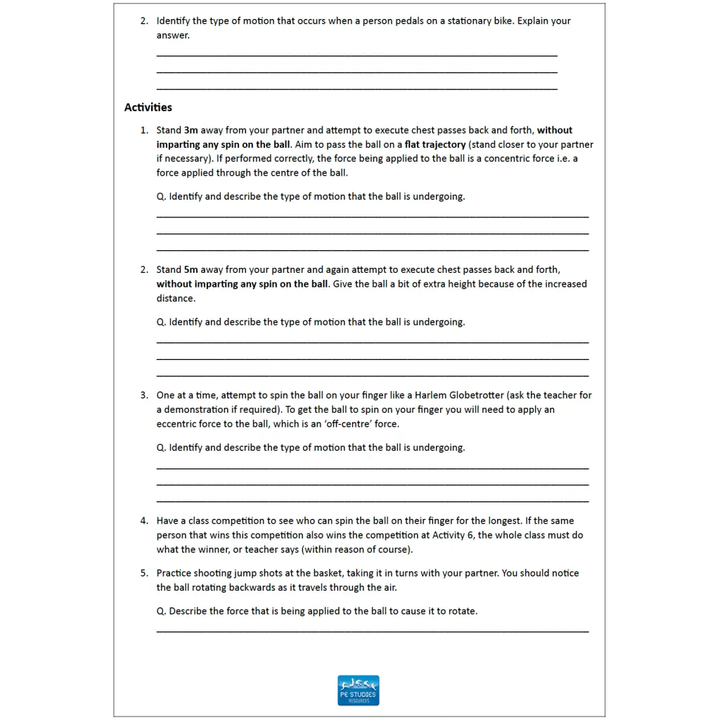 General PES Unit 1&2 Lab Package | Engage Students – PE Studies Resources
