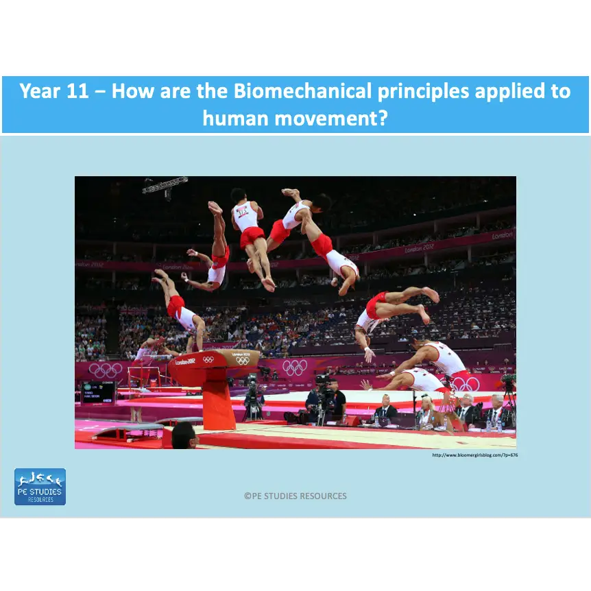 Biomechanics PowerPoint - Year 11 PDHPE Syllabus – PE Studies Resources
