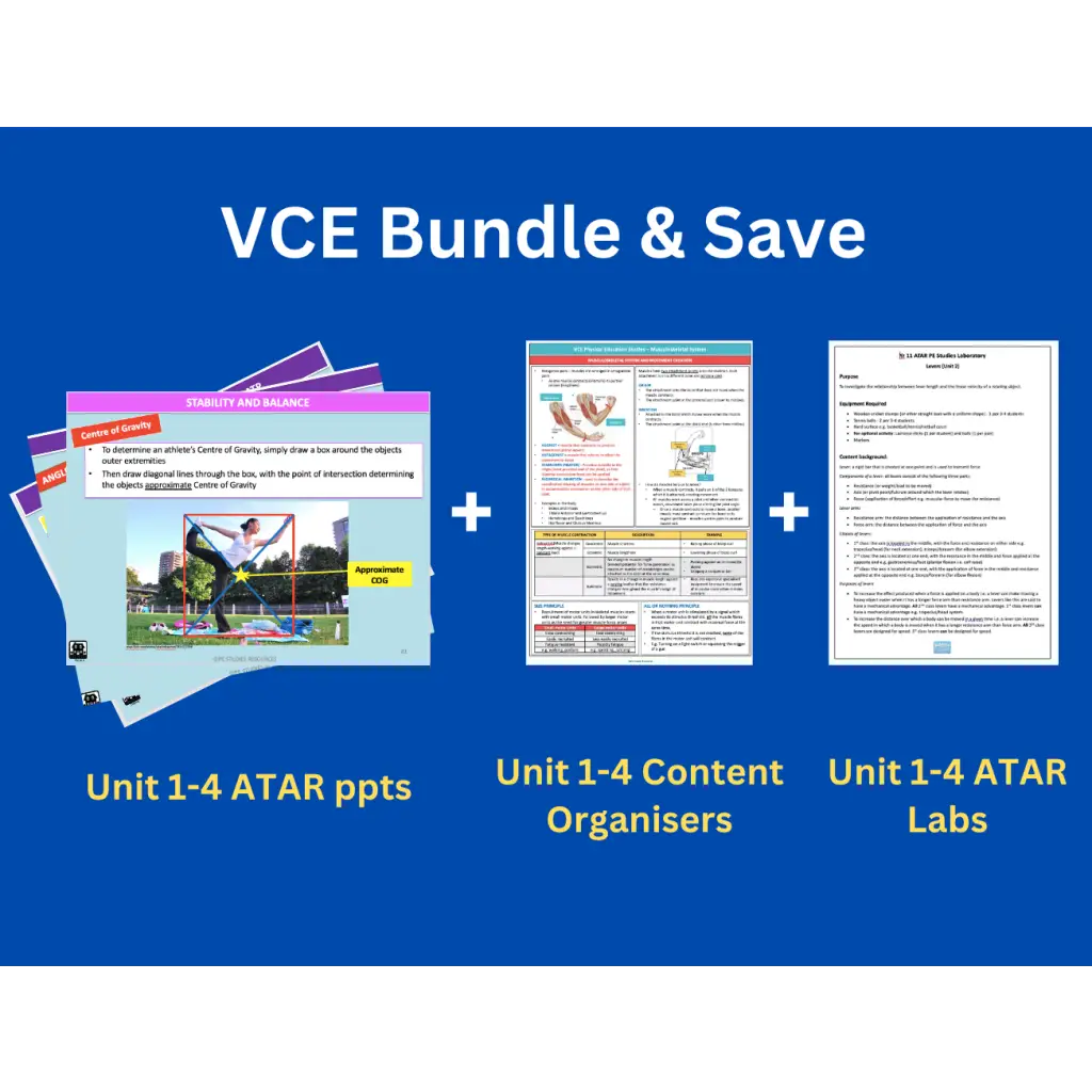VCE ATAR PE Studies Bundle - Complete syllabus support – PE Studies ...