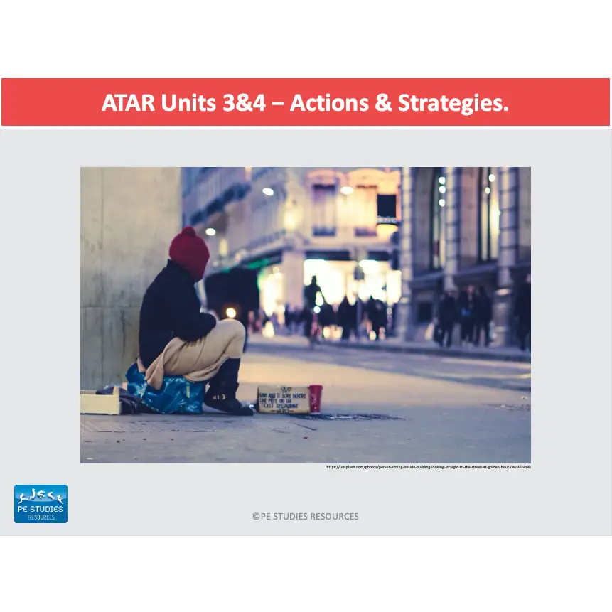 Year 12 WACE Health Studies | Actions & Strategies – PE Studies Resources