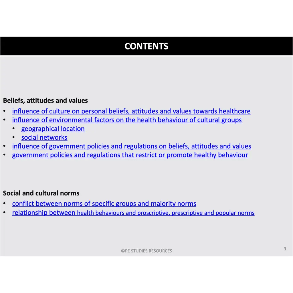 Year 12 WACE Health Studies | BAV & Social Cultural Norms – PE Studies ...