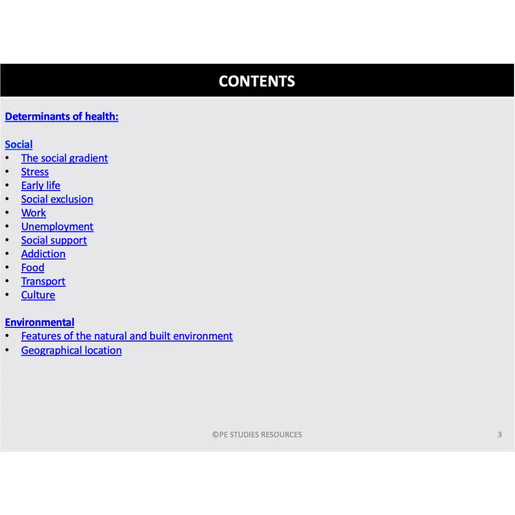 Year 12 WACE Health Studies | Holistic Health – PE Studies Resources